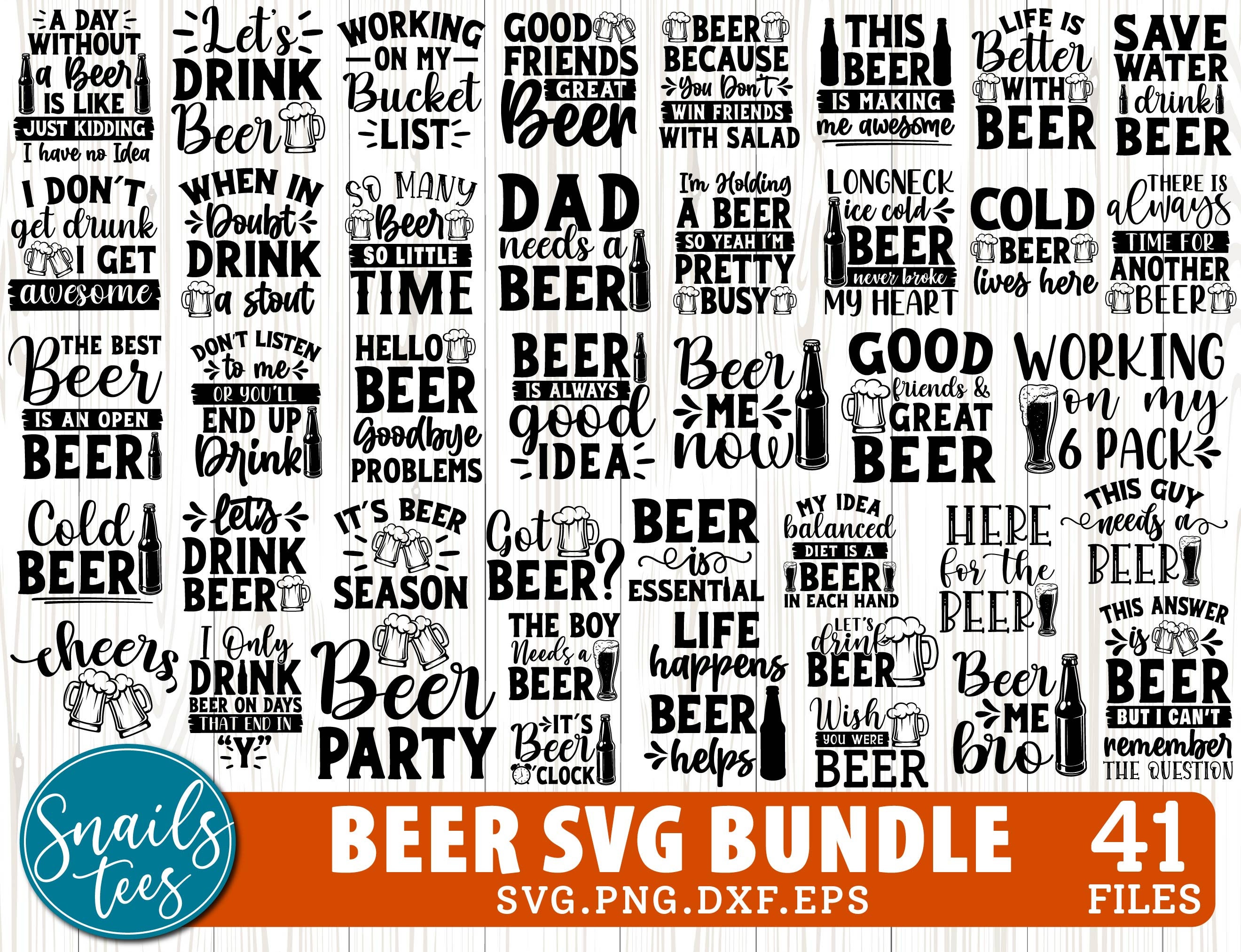 Beer Svg Bundle Png Fathers Day Svg Funny Quote Svg Dad Etsy
