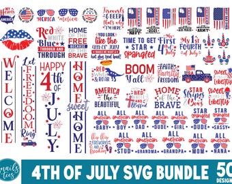 4th of July SVG Bundle, July 4th SVG, Fourth of July Svg, America Svg ...