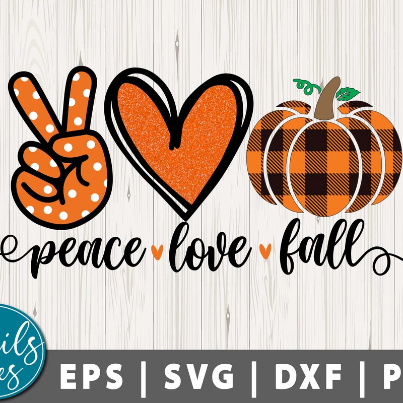 Peace Love Fall - Etsy