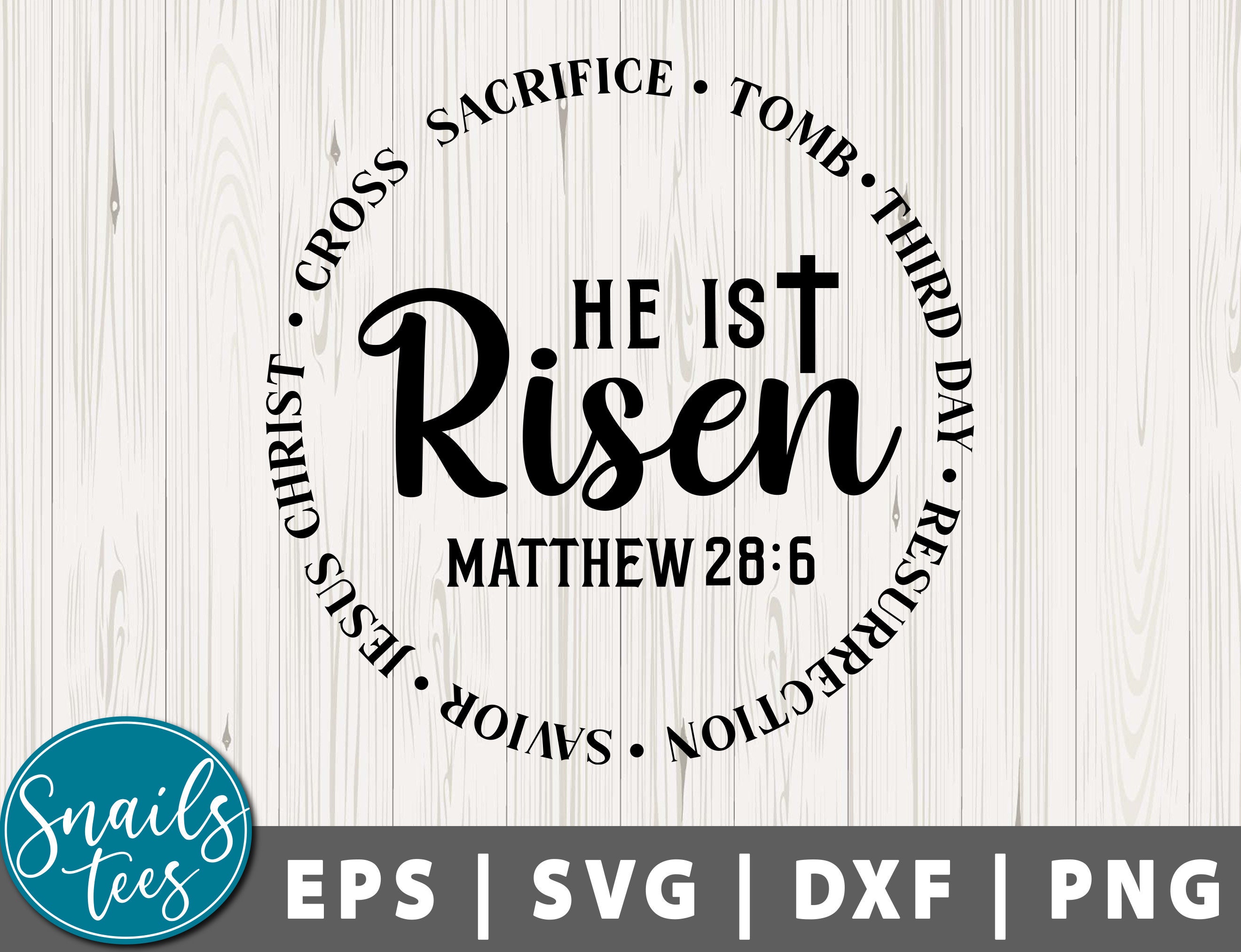 He is Risen Svg Png Dxf Eps Christian Svg Empty Tomb Svg God - Etsy