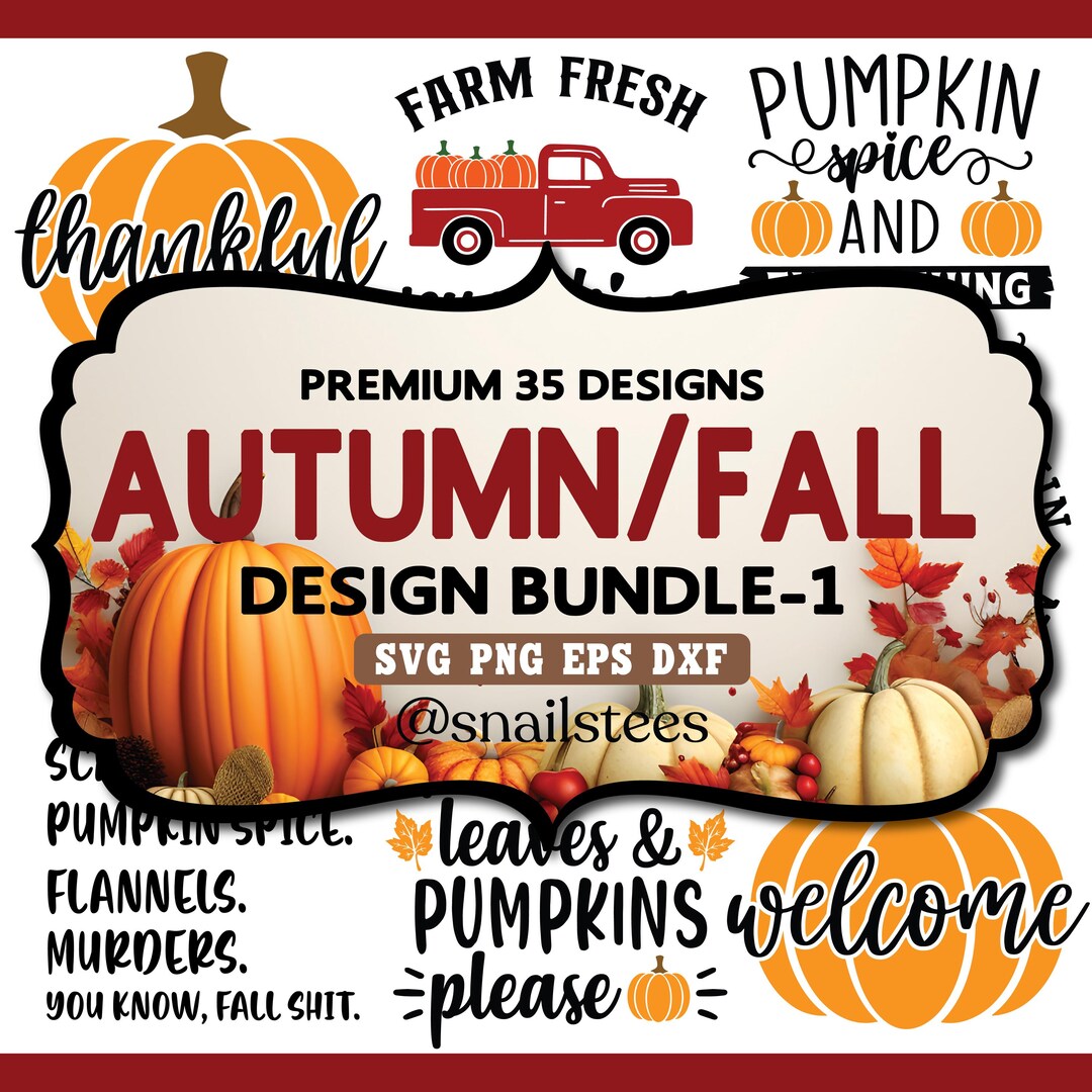 35+ Fall Bundle Png, Svg Bundle, Autumn Bundle Png, Fall Mega Bundle ...