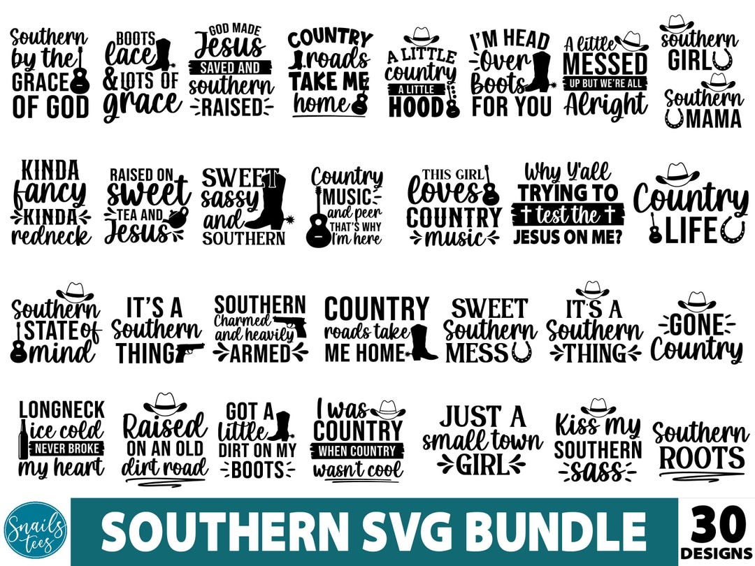 Southern/western SVG Bundle, Farm Life, Cowboy Svg, Cowgirl Svg ...