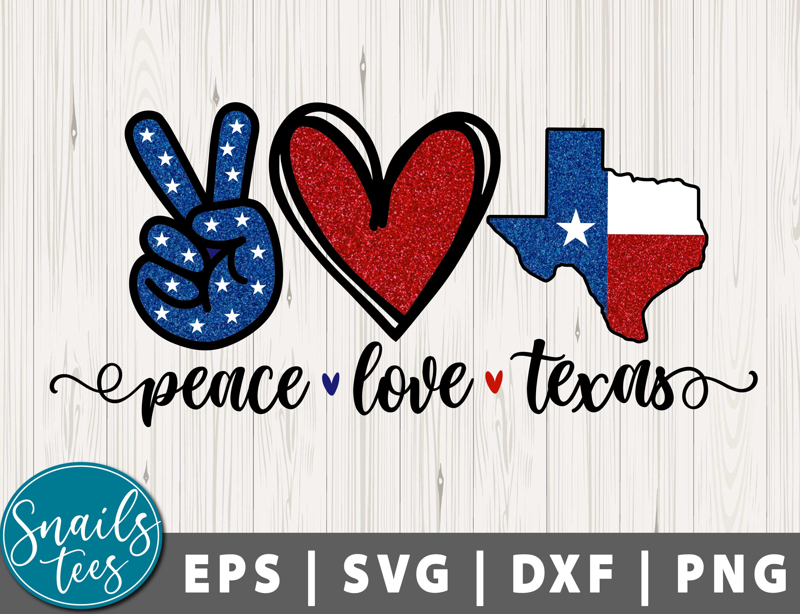 Peace Love Texas Sublimation Design Svg Png Dxf for - Etsy