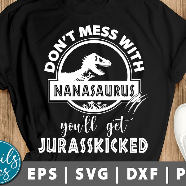 Nanasaurus Svg - Etsy