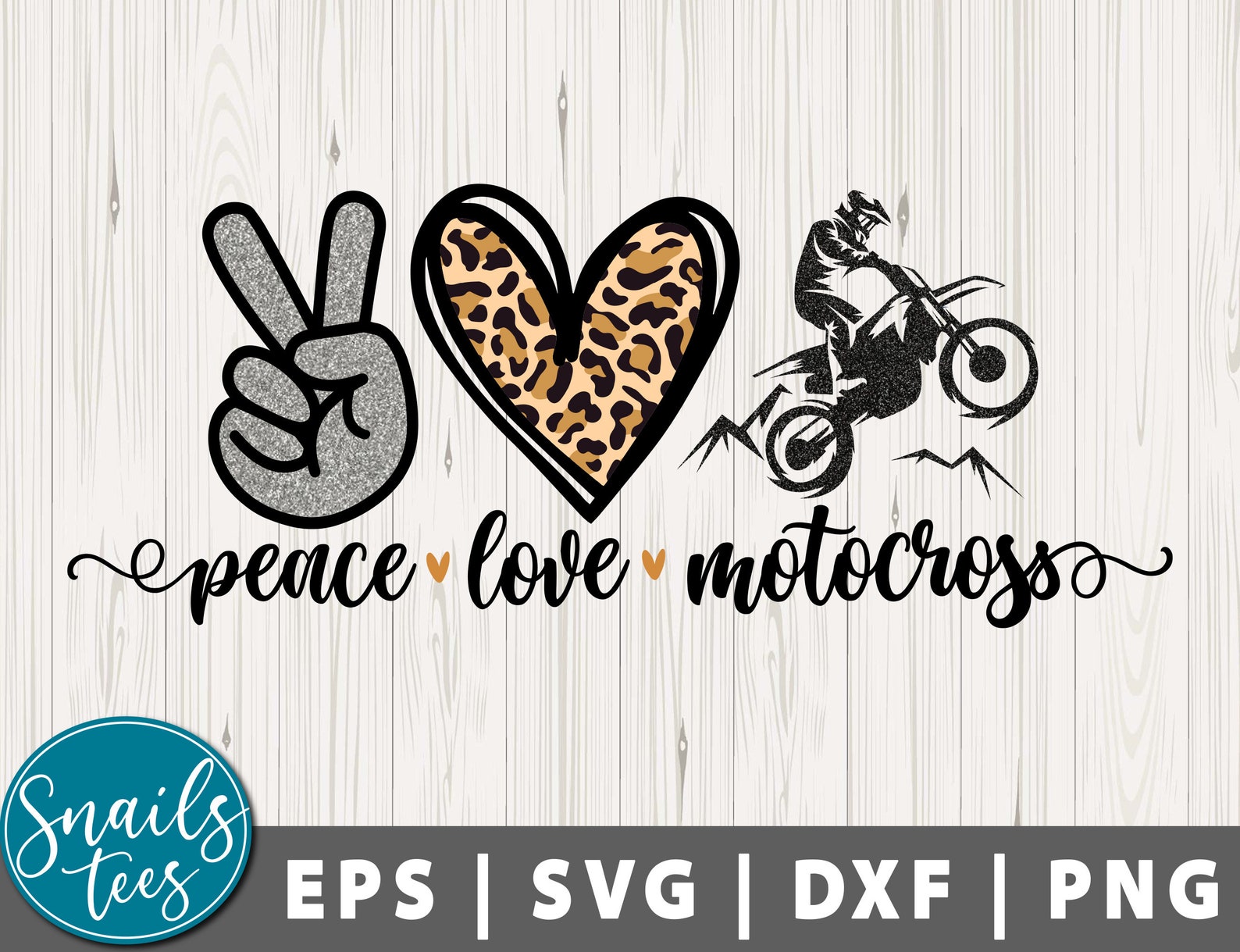 Peace Love Motocross Svg Png Dxf for Sublimation Digital Download Peace ...