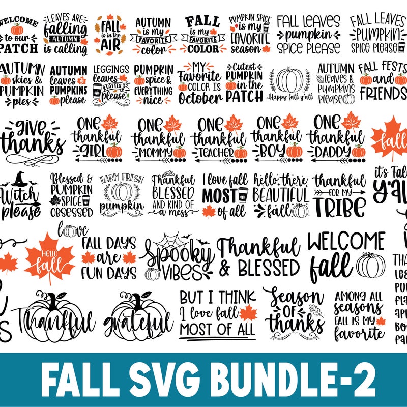 Fall Svg Files - Etsy