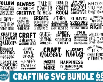 Craft SVG Bundle, Crafting SVG, Crafters Svg, Crafting Shirt Svg ...