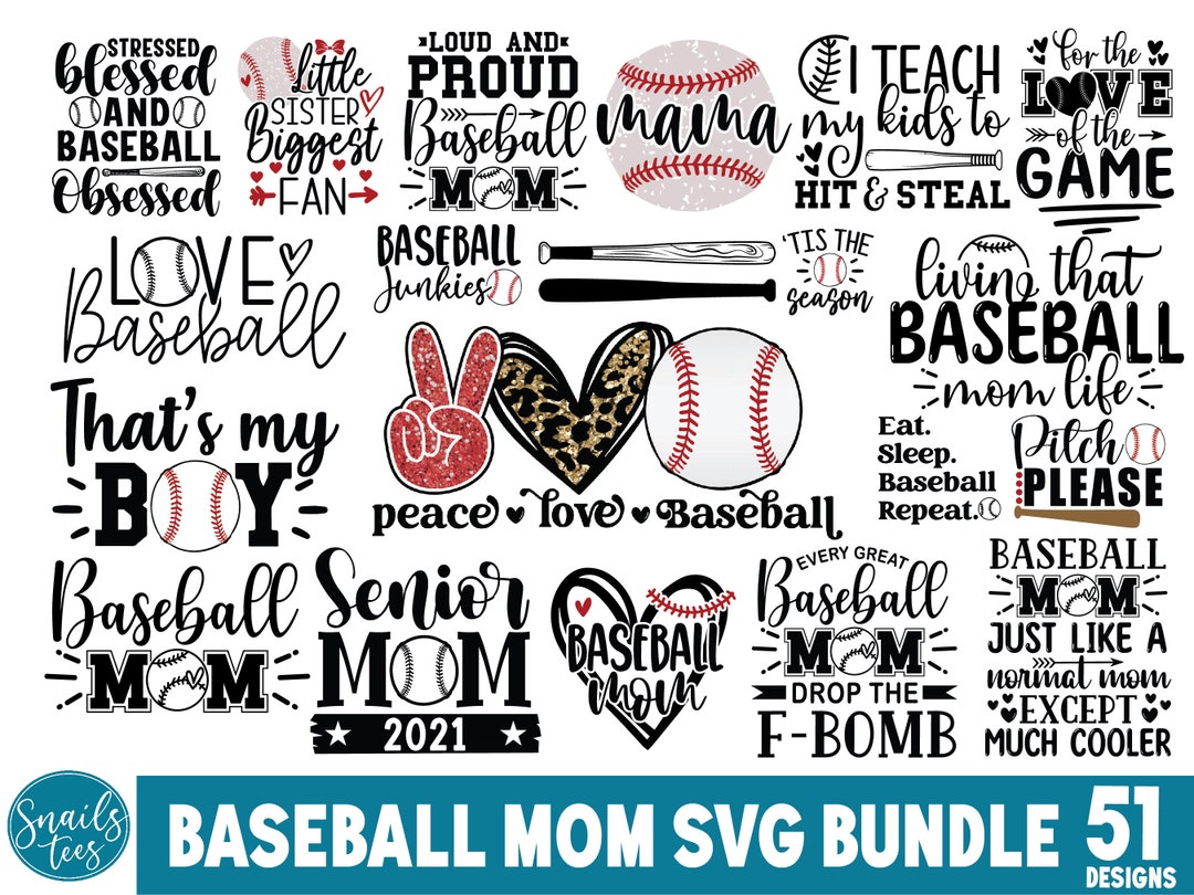 Baseball Svg Bundle, Baseball Quotes Svg, Baseball Stitches Svg ...