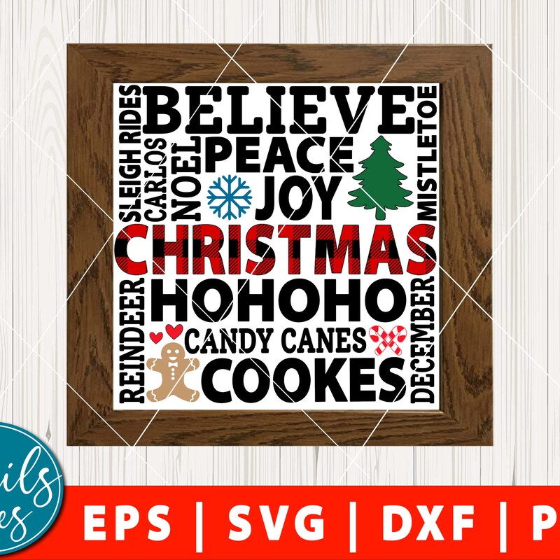 Christmas Subway Art - Etsy