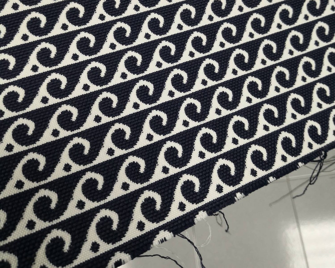 Jim Thompson Luxury Fabric, Wave Pattern Fabric, Thai Luxury Fabric ...