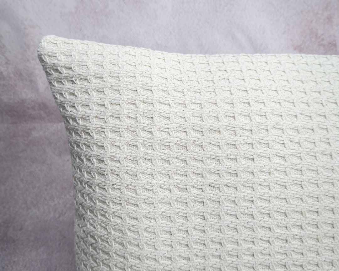 Neutral Knit Pillow Covers Organic Cotton Knit Minimal - Etsy