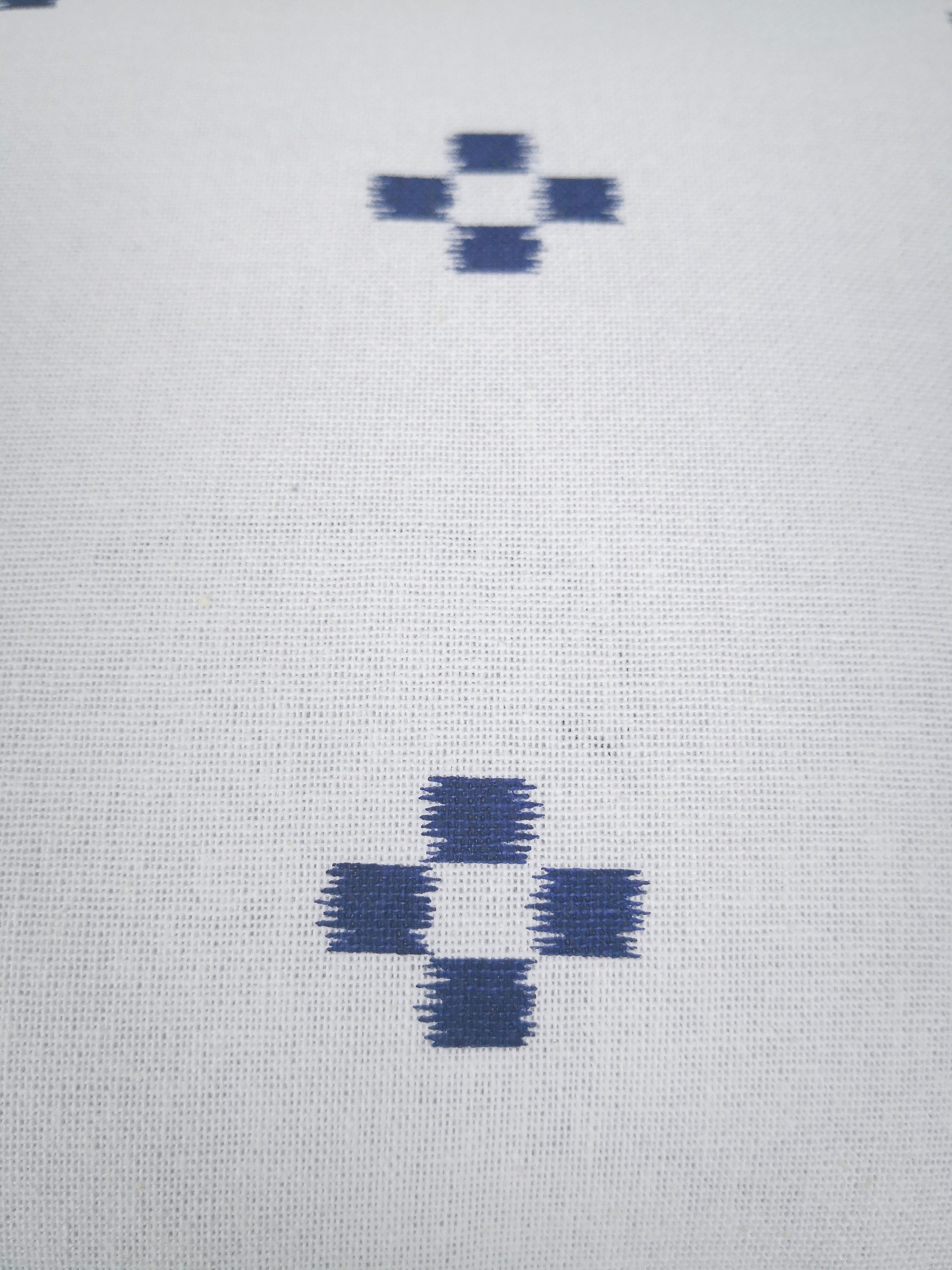 Off White Block Print Pillow, Chiang Mai Cotton Pillow, Netrual Pillow ...
