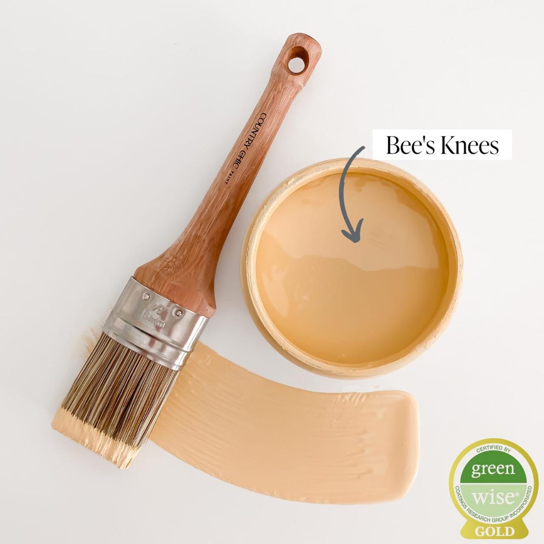 Bee's Knees - Yellow Chalk Style Paint for Furniture, Home Decor, DIY ...