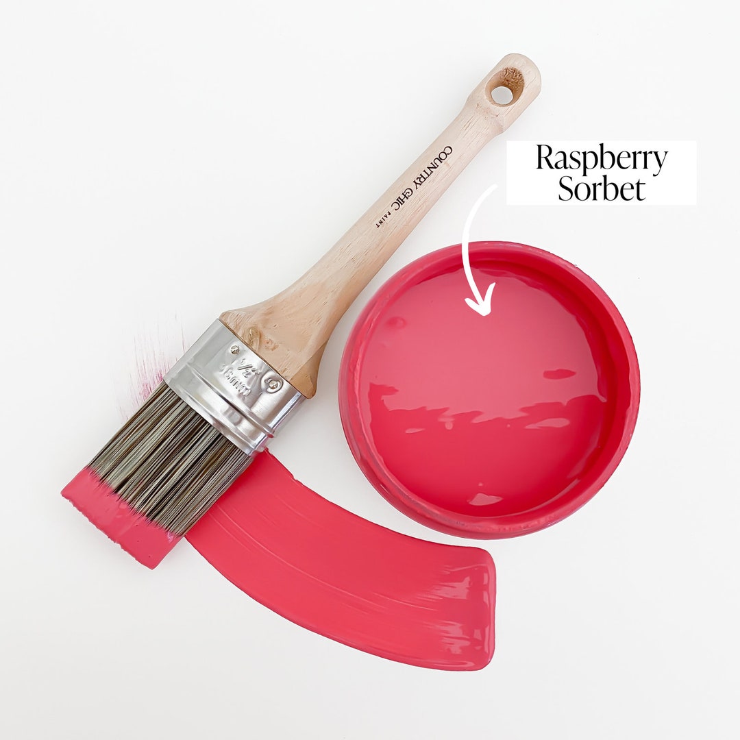 Raspberry Sorbet Deep Pink Chalk Style Paint for Furniture, Home Decor ...
