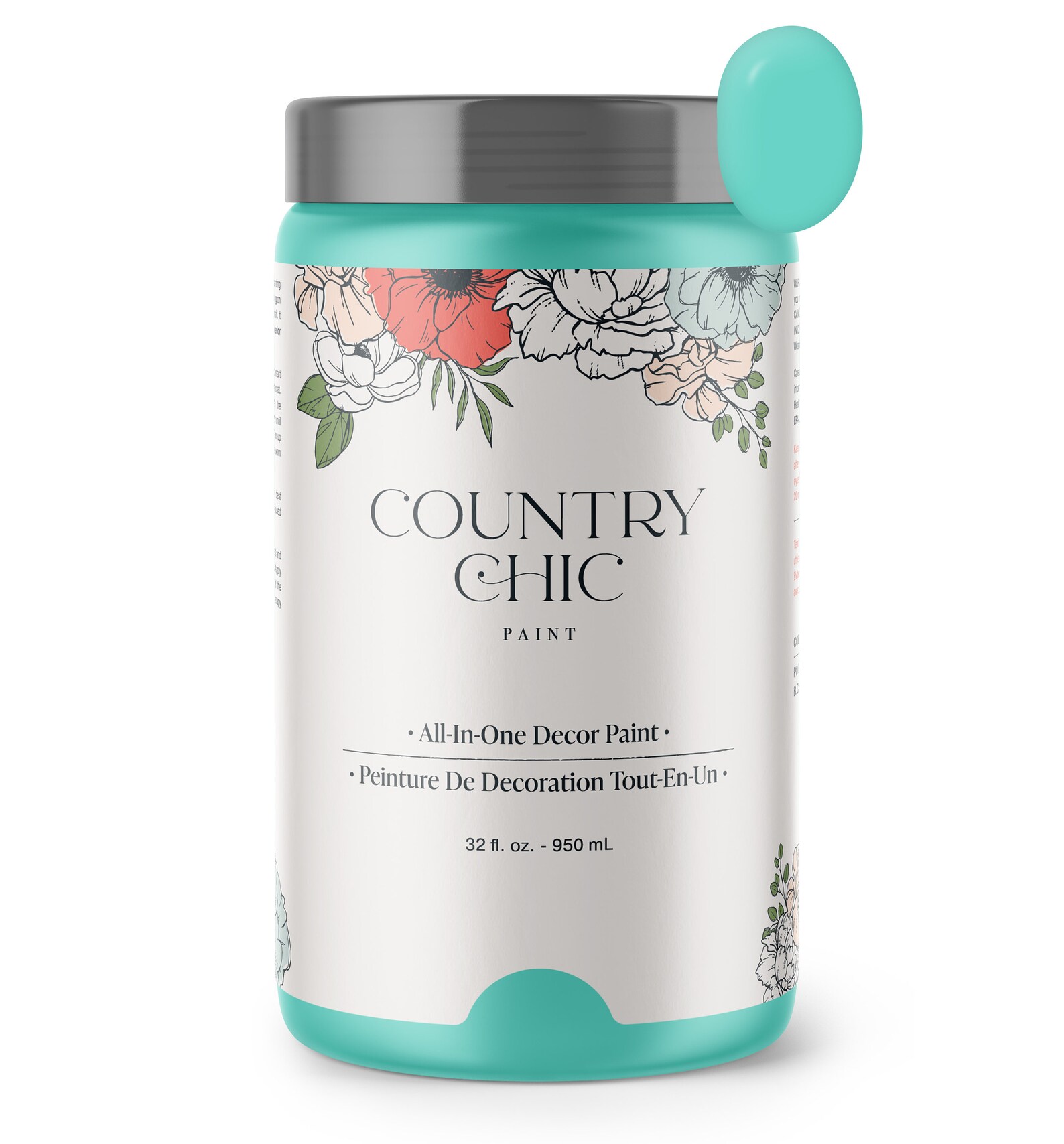Tropical Cocktail - Turquoise Chalk Style Paint for Furniture, Home ...