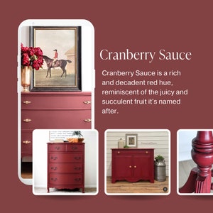 Cranberry Sauce - Chalk Style Paint for Furniture, Home Decor, DIY ...