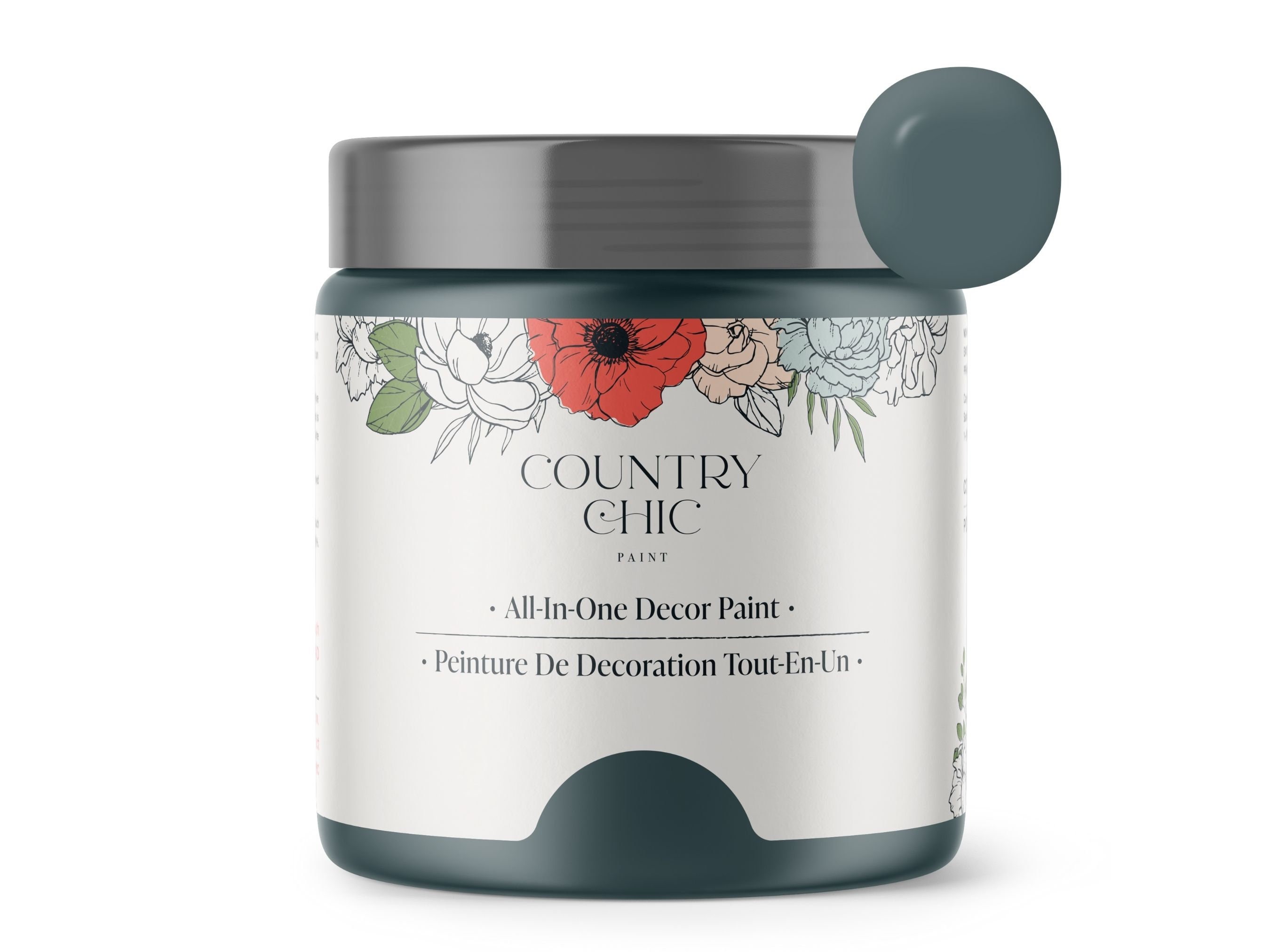 Jitterbug Teal Chalk Style Paint for Furniture Home Decor - Etsy