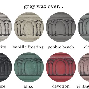 Grey Wax - Natural Sealant for Chalk Furniture Paint or Raw Wood - Etsy
