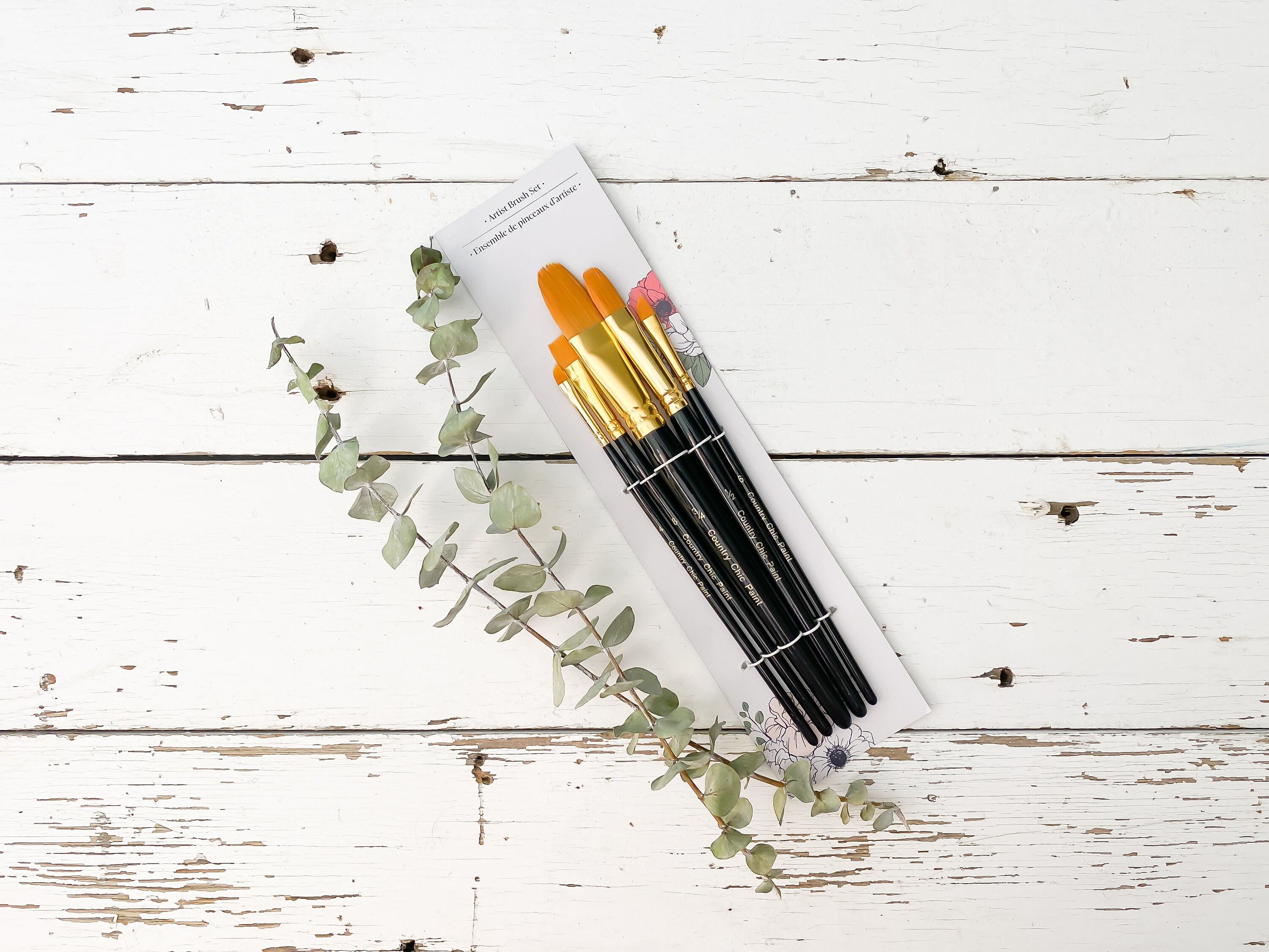 Artist Brushes Country Chic Paint pack of 5 | Etsy