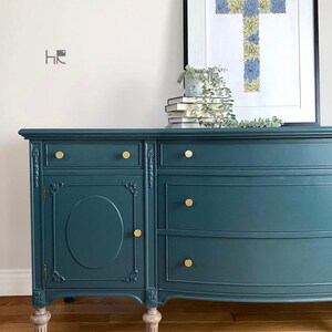Jitterbug Teal Chalk Style Paint for Furniture Home Decor - Etsy