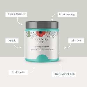 Tropical Cocktail - Turquoise Chalk Style Paint for Furniture, Home ...