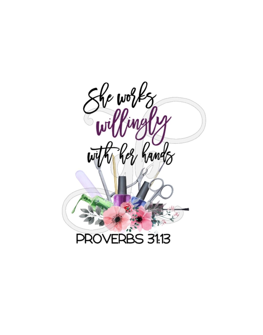 She Works Willingly PNG ONLY Sublimation Prints Wall Prints Print on ...