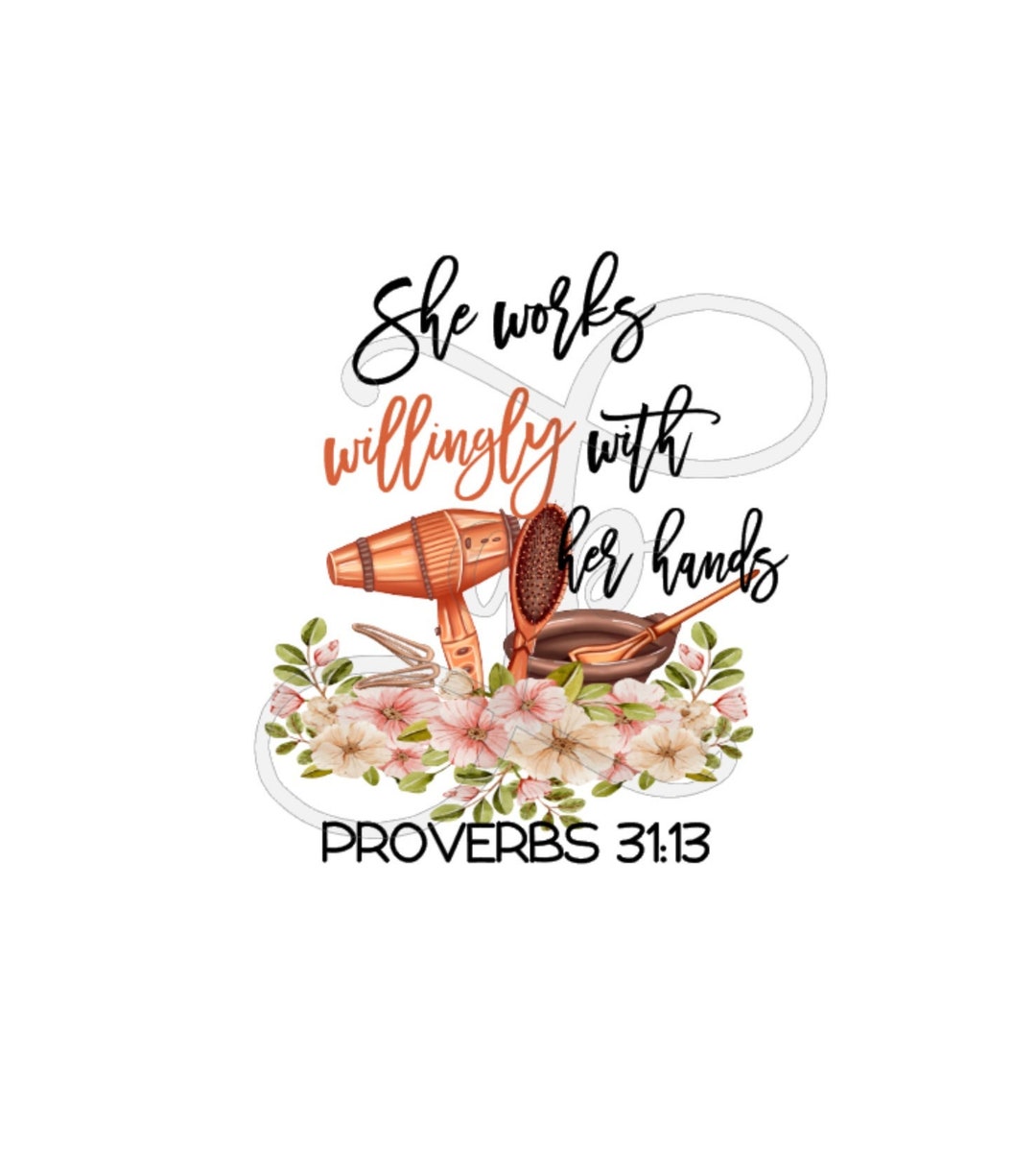 She Works Willingly PNG ONLY Sublimation Prints Wall - Etsy