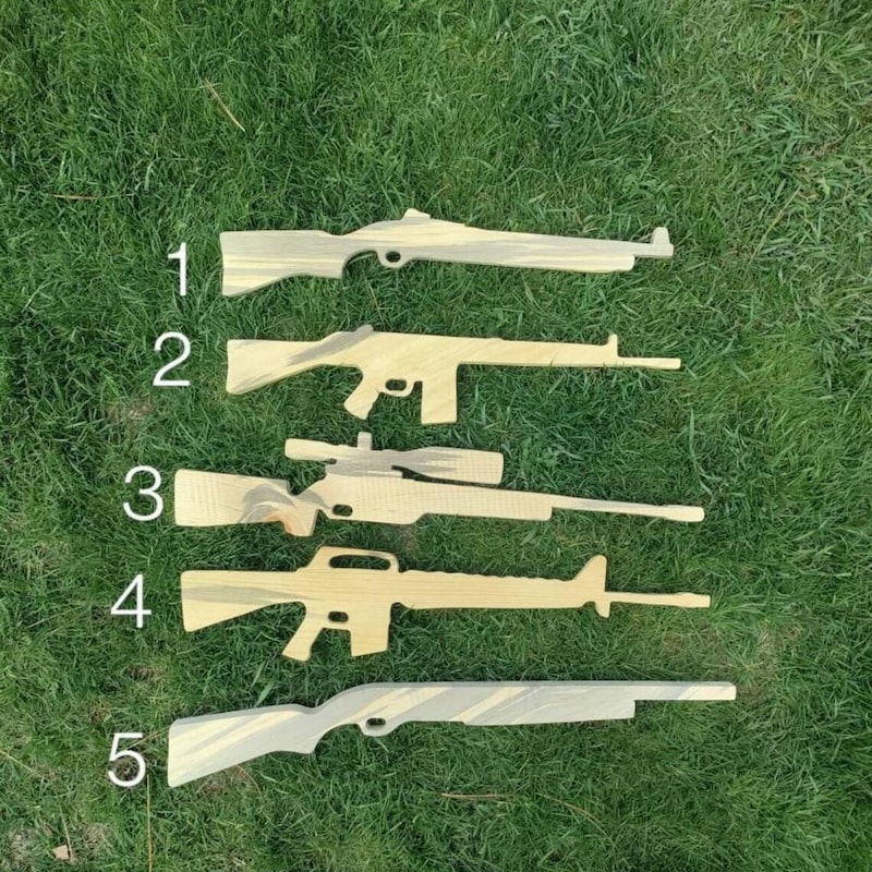 Wooden Toy Rifle - Etsy