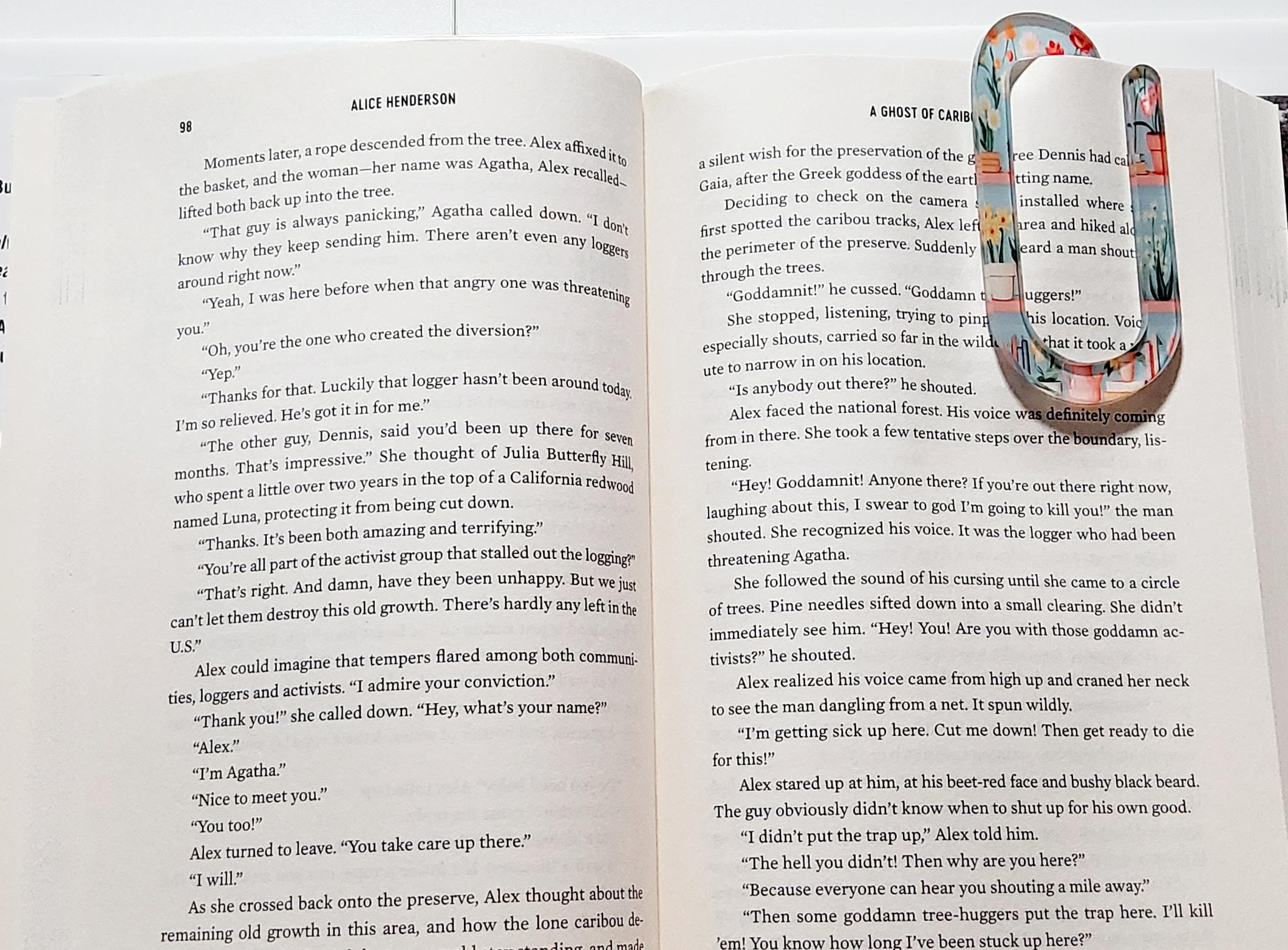 Jumbo Paperclip Bookmark | Acrylic Planner Clip | Oversized Paperclip ...