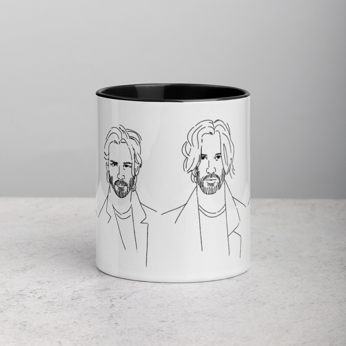 Keanu Reeves Coffee Mug / Keanu Reeves Cup / John Wick / Keanu Reeves ...