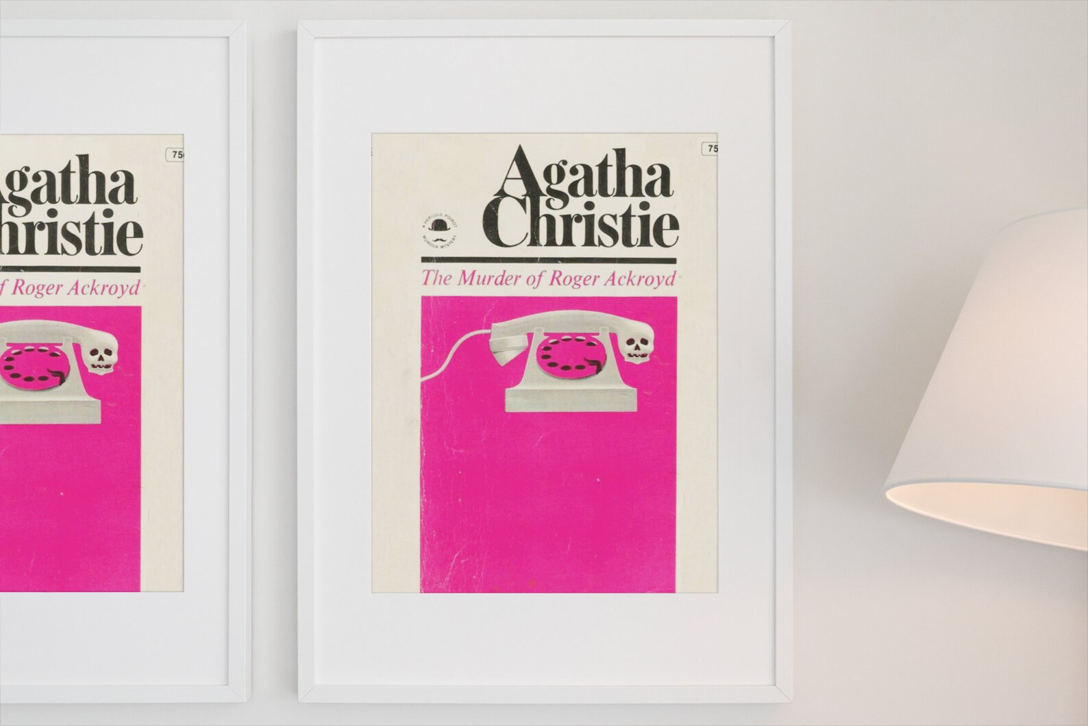 Agatha Christie Book Cover Print / Vintage Book Cover / Art Deco ...