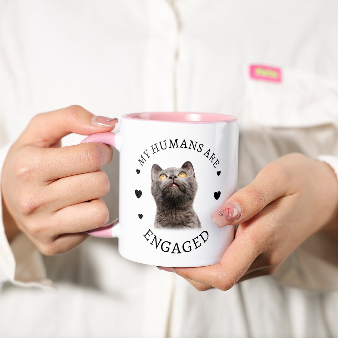 Personalized Pet Coffee Mug, Custom Dog Cat Mug, Engagement Mug, My ...