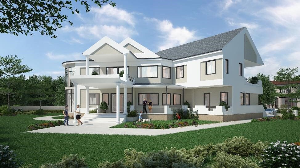 4 Bedroom House Floor Plan Source File, Modern Floor Plan Instant ...