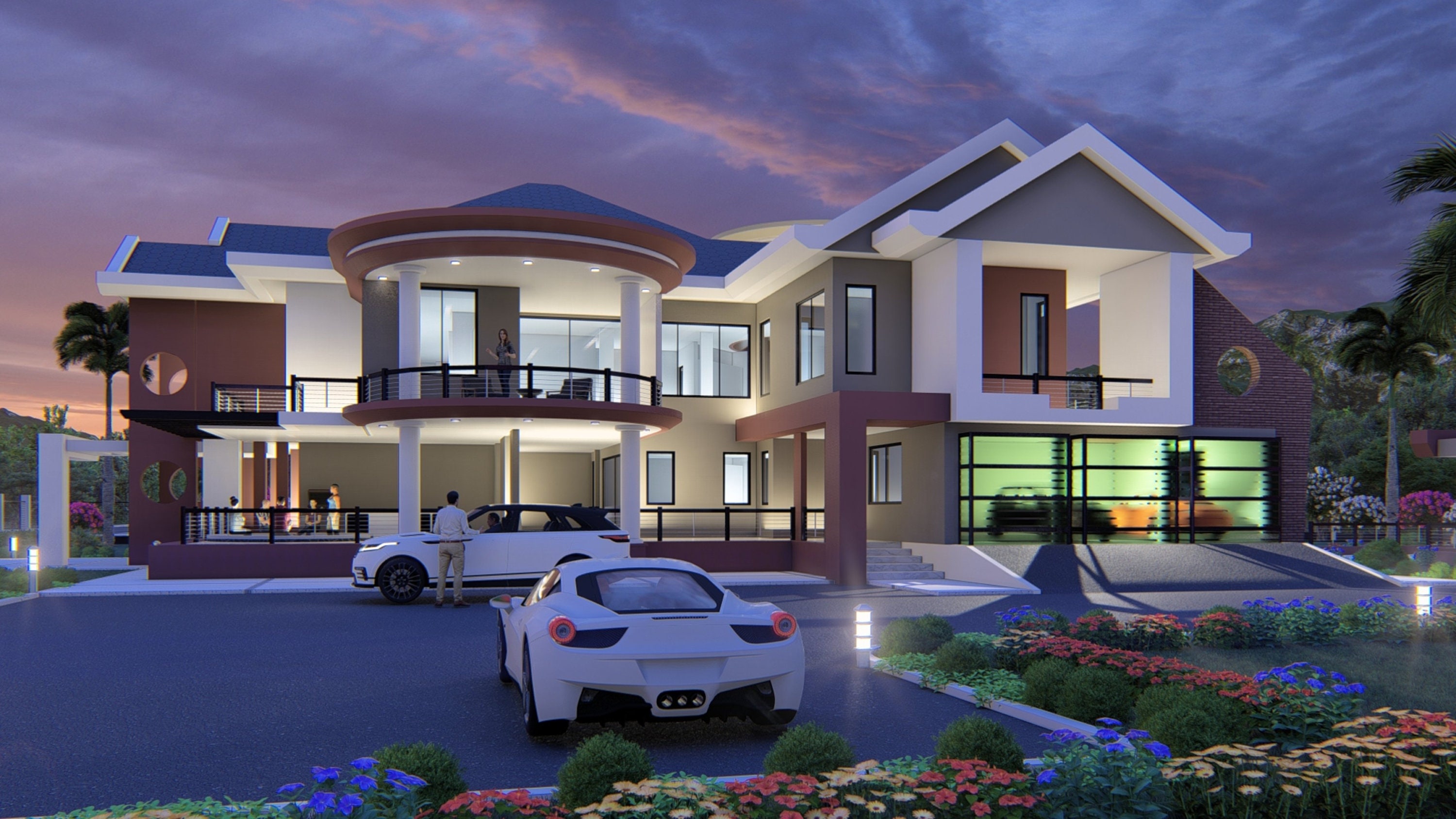 5 Bedroom Modern House Plan, 5000 Sqft (digital Download) - Etsy