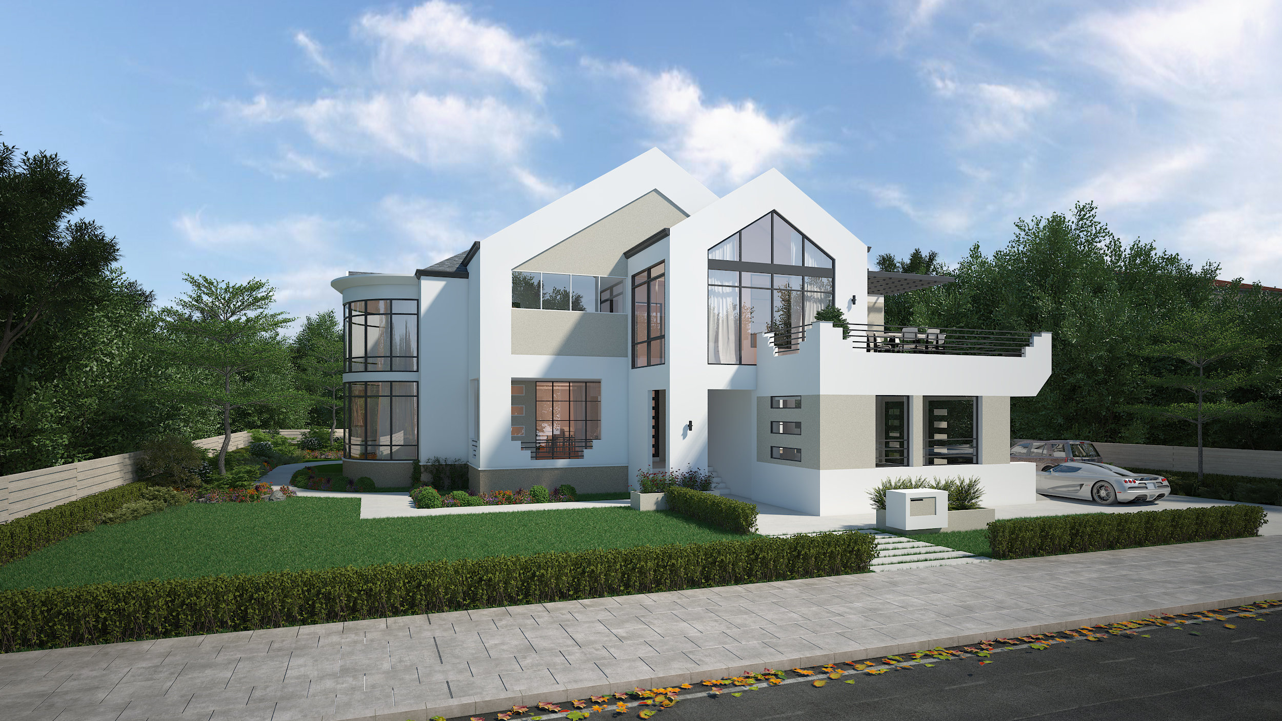 5 Bedroom House Plan Digital File, Luxury Floor Plan, Architect DWG ...