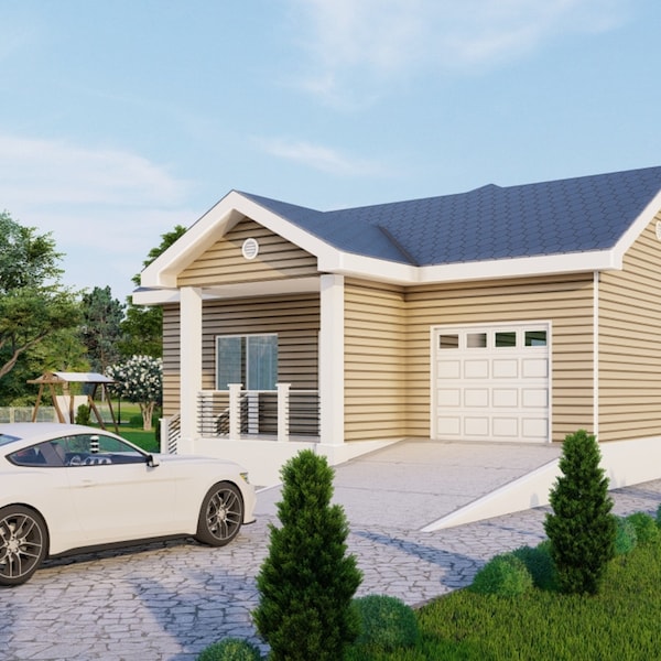 40x32 House Plans - Etsy