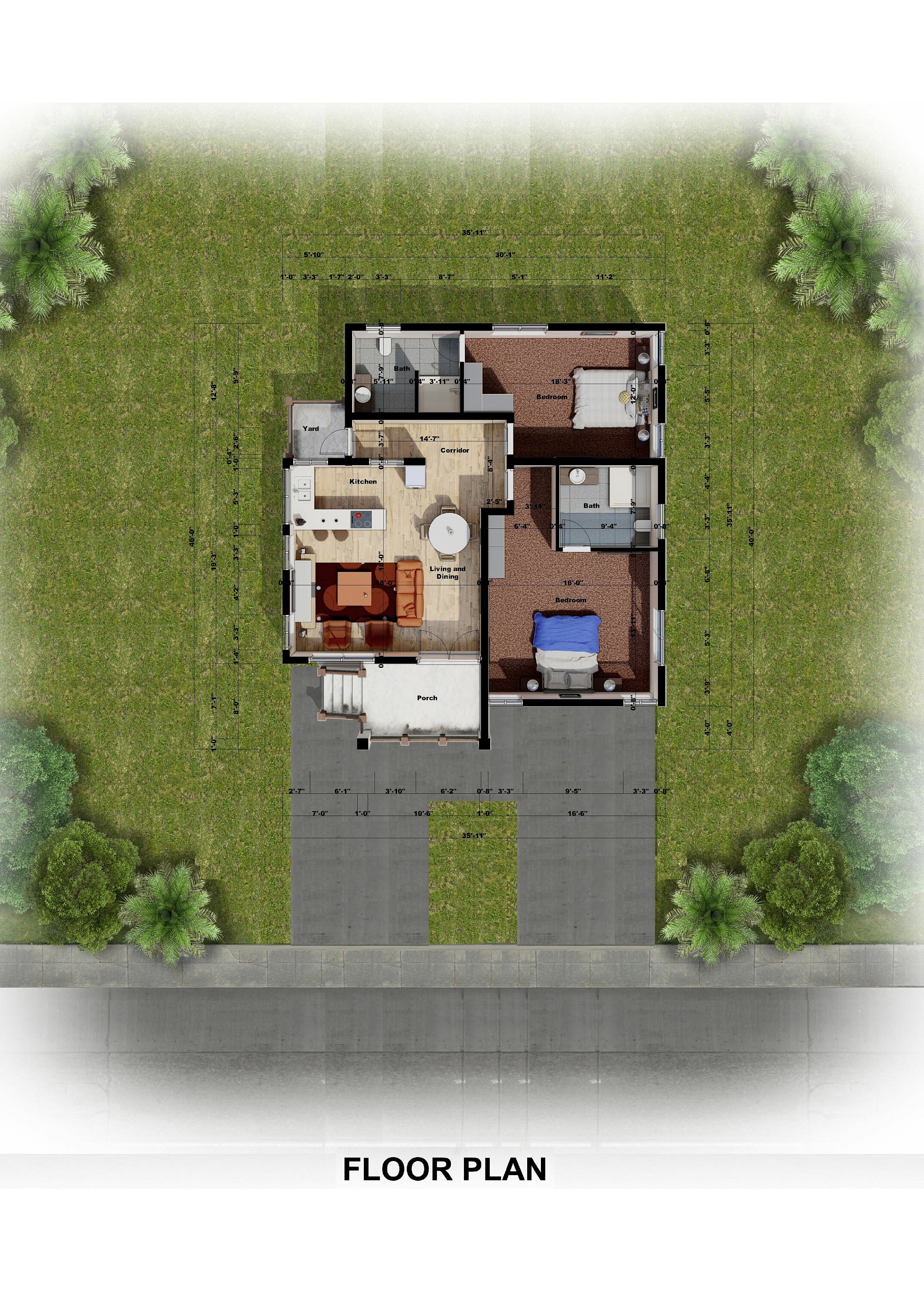 Rose Cottage House Plan, 2 Bedroom, 1440 Sqft (instant Download) - Etsy