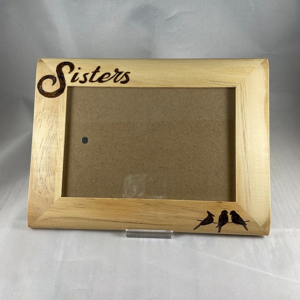 Wood Burned Frame - Etsy
