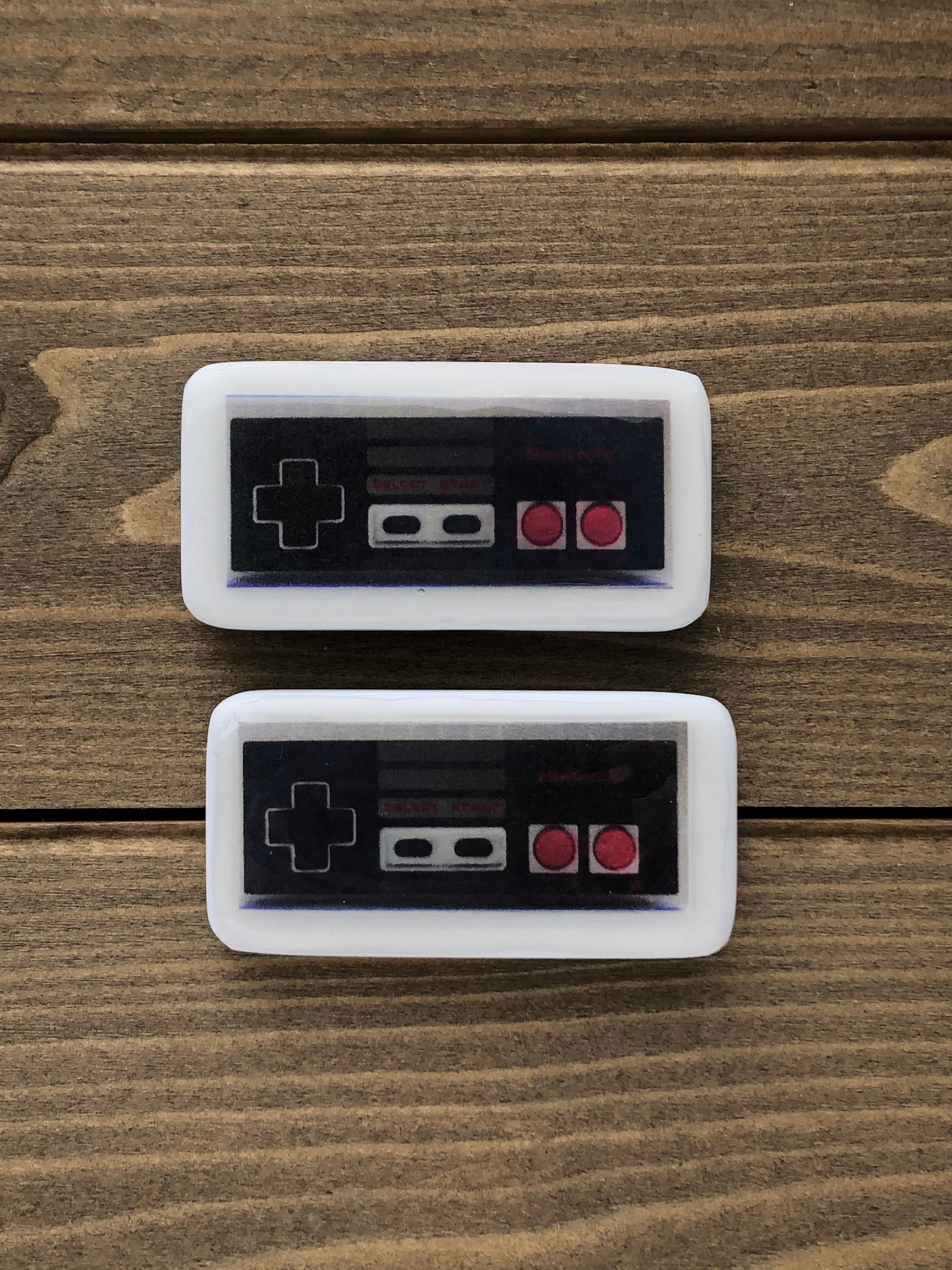 Nintendo NES Controller fridge magnets set of 2 Domino | Etsy