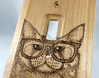 Cat Switch Plate - Etsy