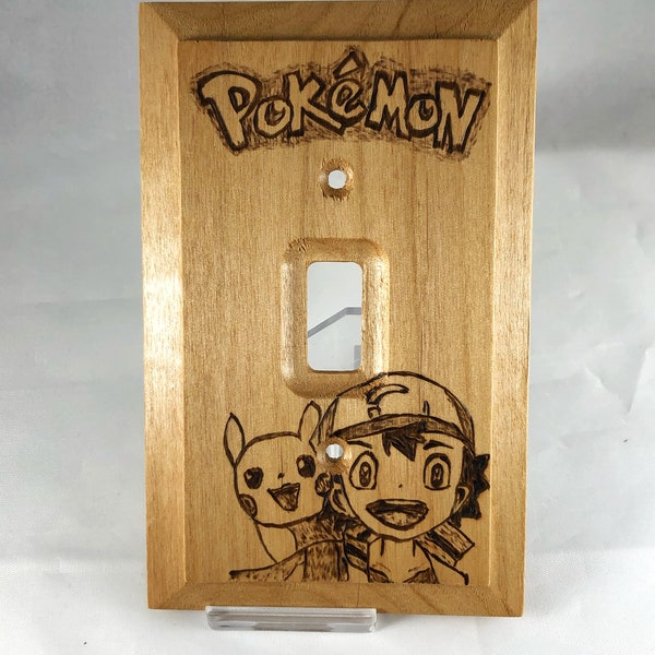 Pikachu Light Switch Outlet Covers - Etsy