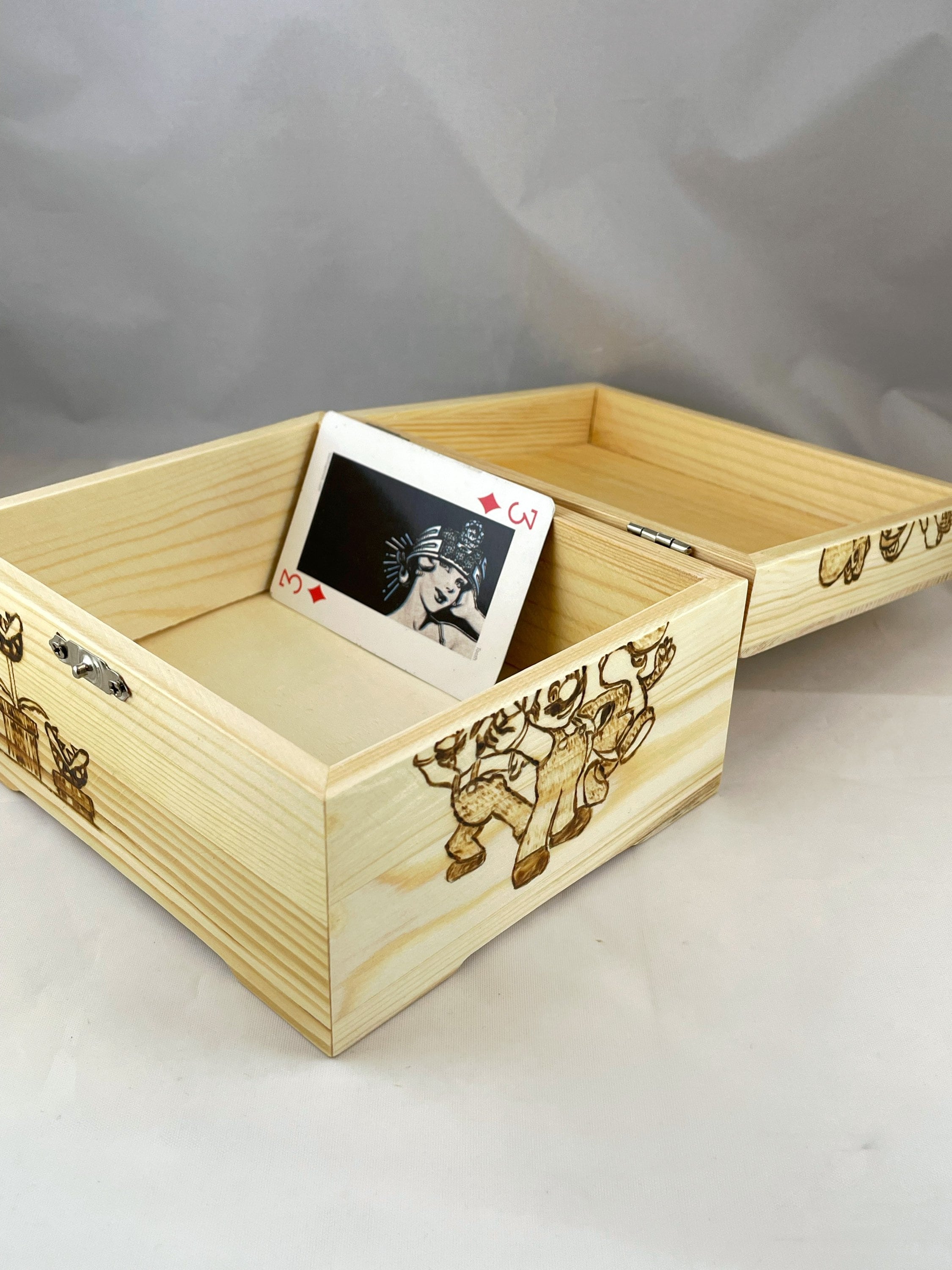 Super Mario Bros Wood Burn Trinket Box Wood Burn - Etsy