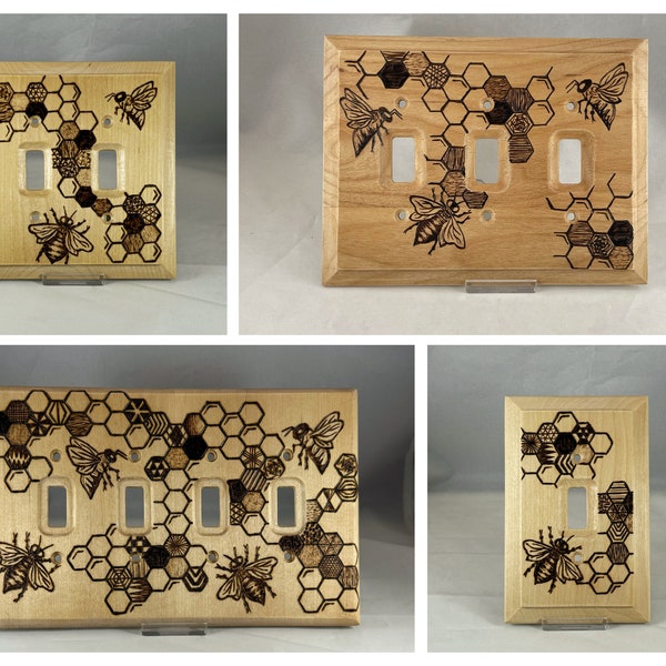 Honey Bee Light Switch Covers - Etsy