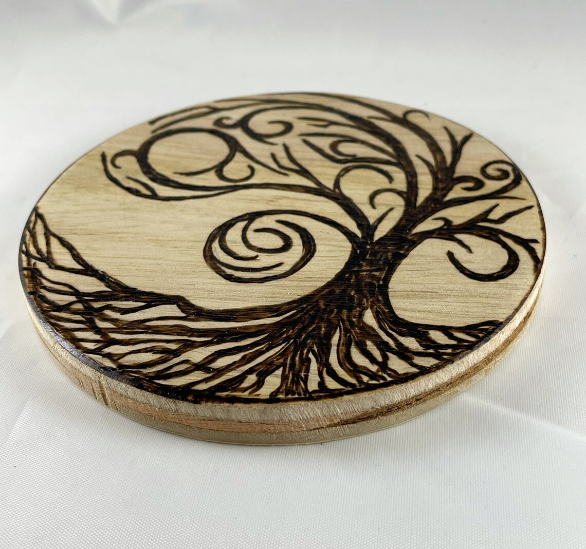 Tree of Life Wood Trivet Pyrography Wood Burn Art Hot - Etsy UK