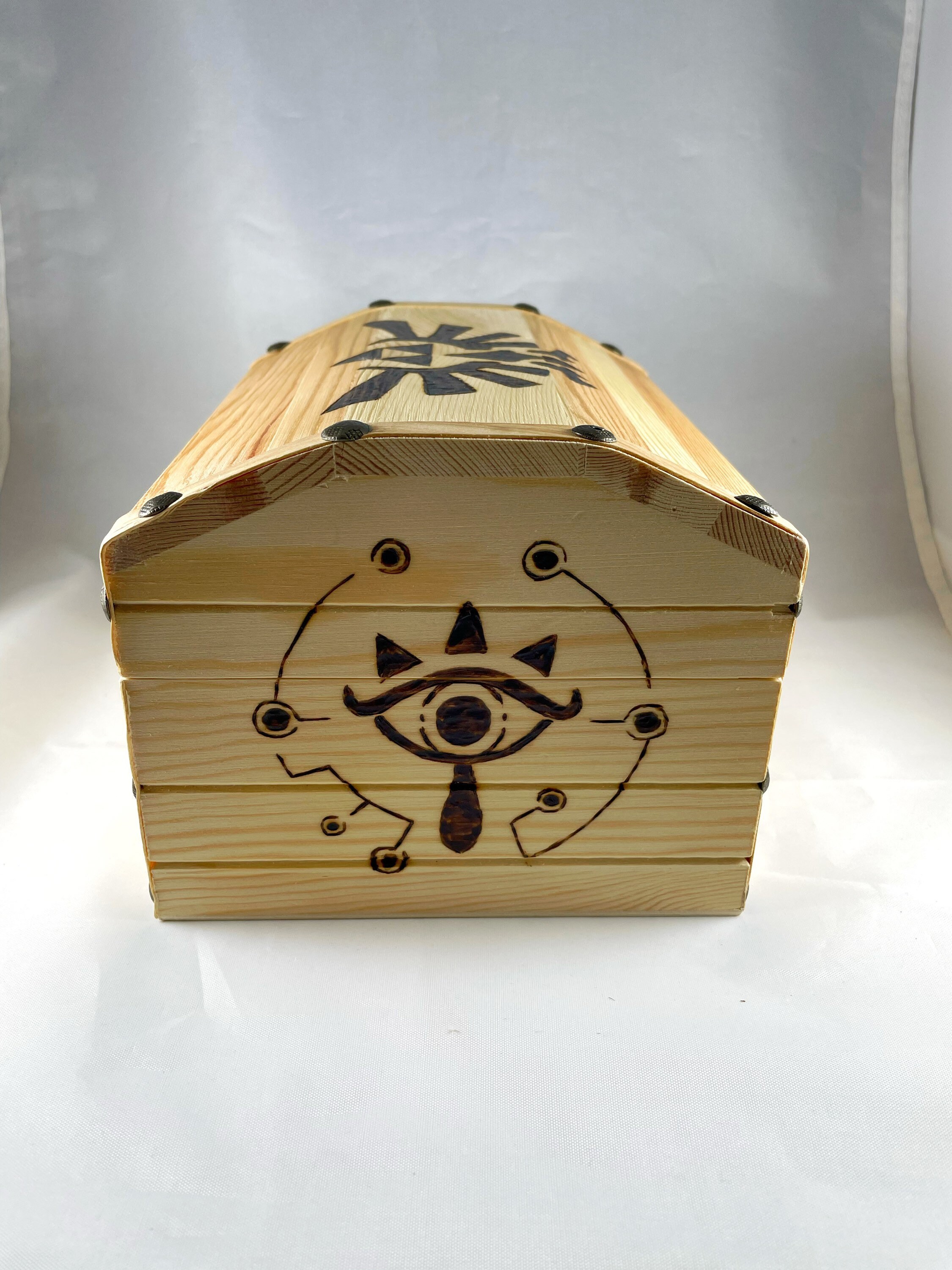 Legend of Zelda Wood Burned Treasure Chest Wood Burn | Etsy