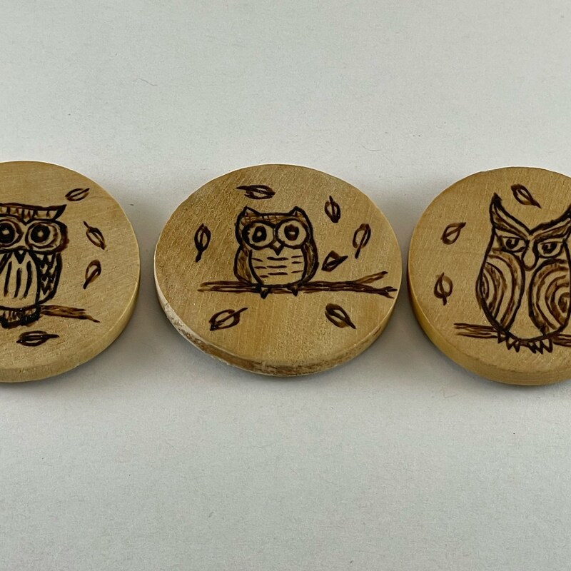 Owl Magnets - Etsy