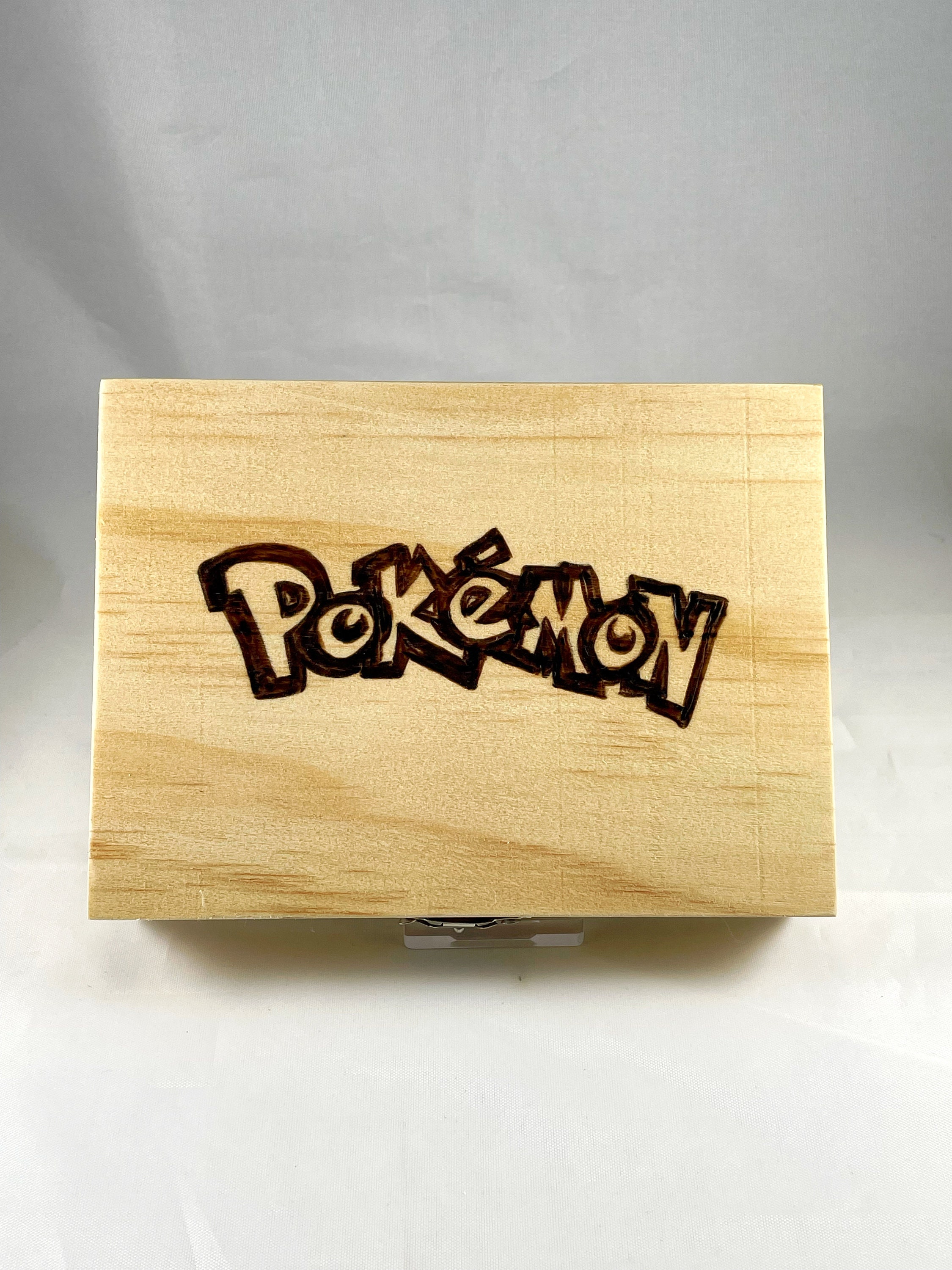Pokemon Card Wood Burn Card Box Wood Burn Art Pyrography - Etsy