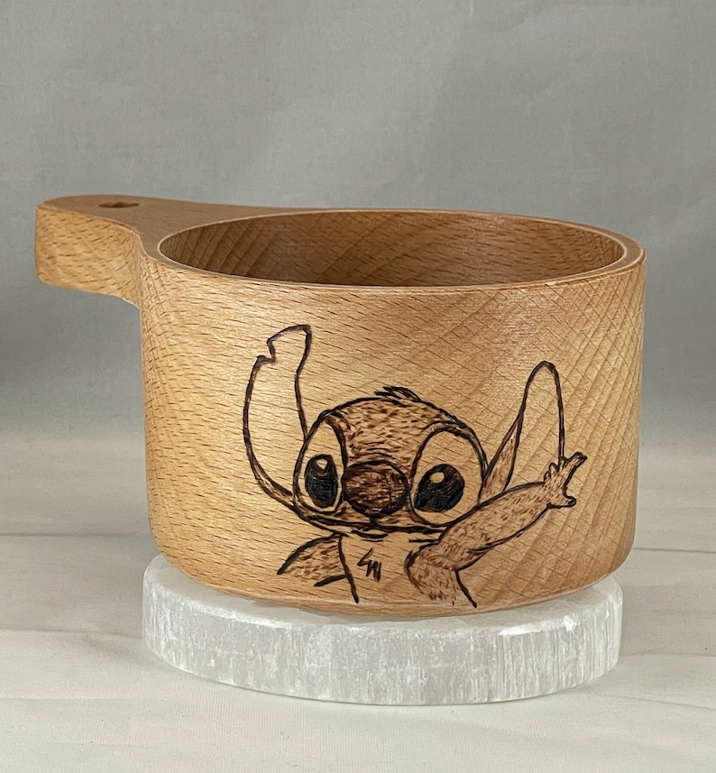 Stitch & Crump Wood Burned Measuring Cup Set Pyrography/wood - Etsy