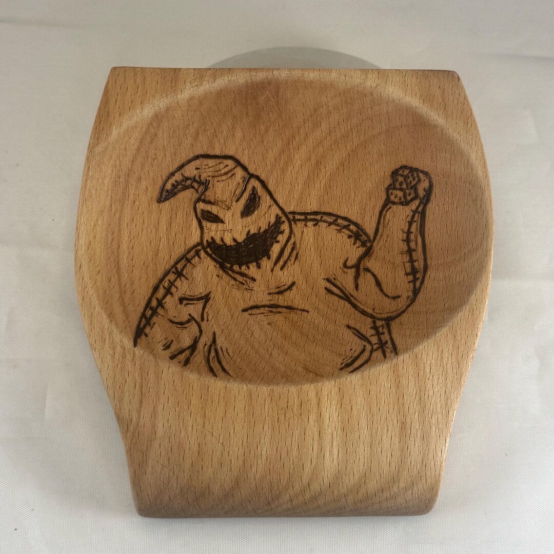 Oogie Boogie Wood Burned Spoon Rest, Nightmare Before Christmas ...