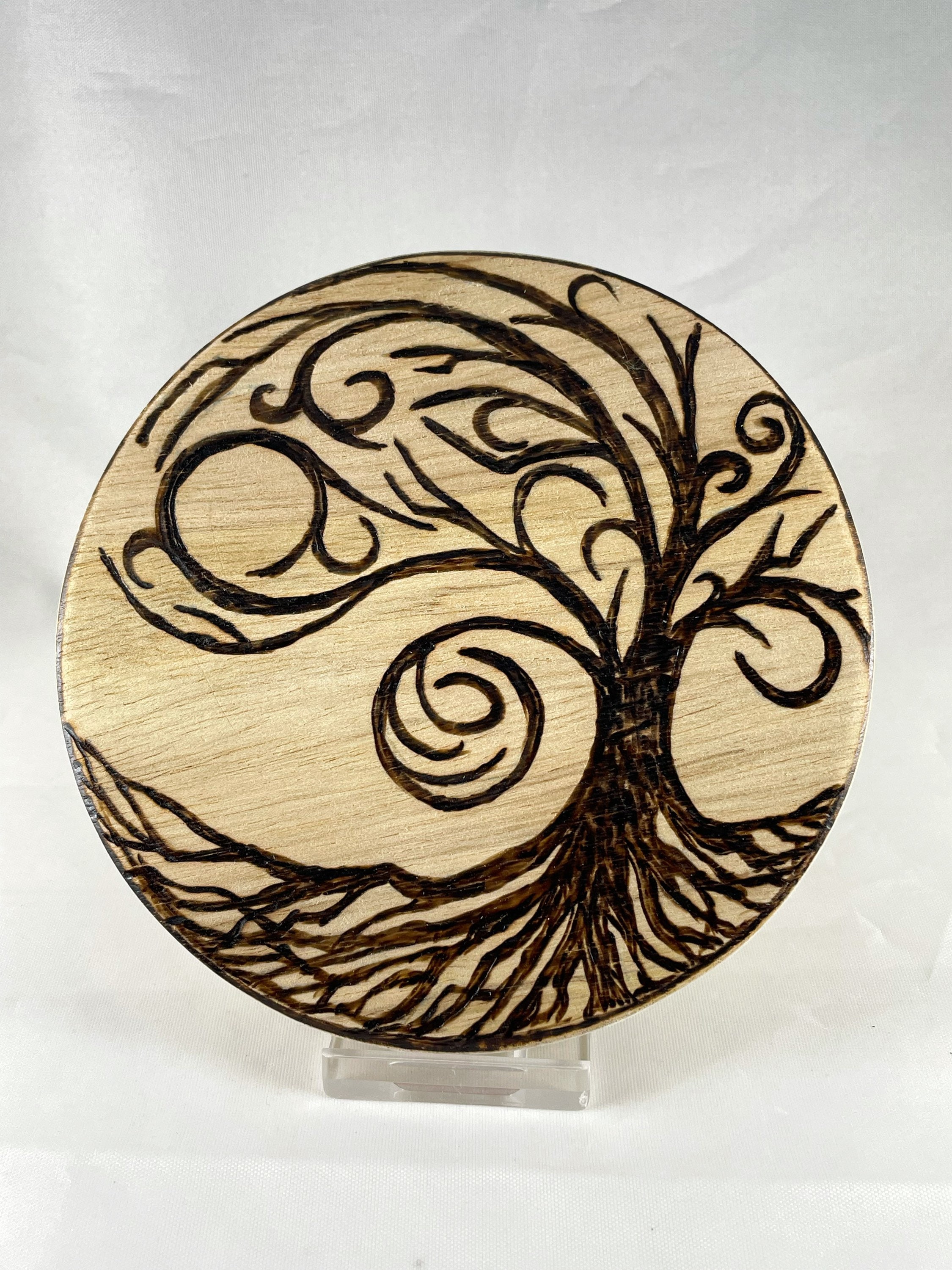 Tree of Life Wood Trivet Pyrography Wood Burn Art Hot - Etsy UK